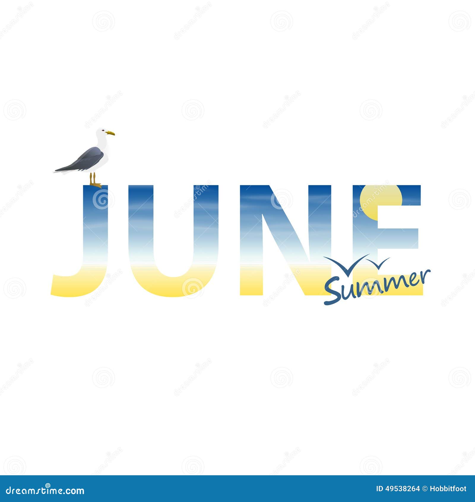 Banner year in June stock vector. Illustration of journey - 49538264