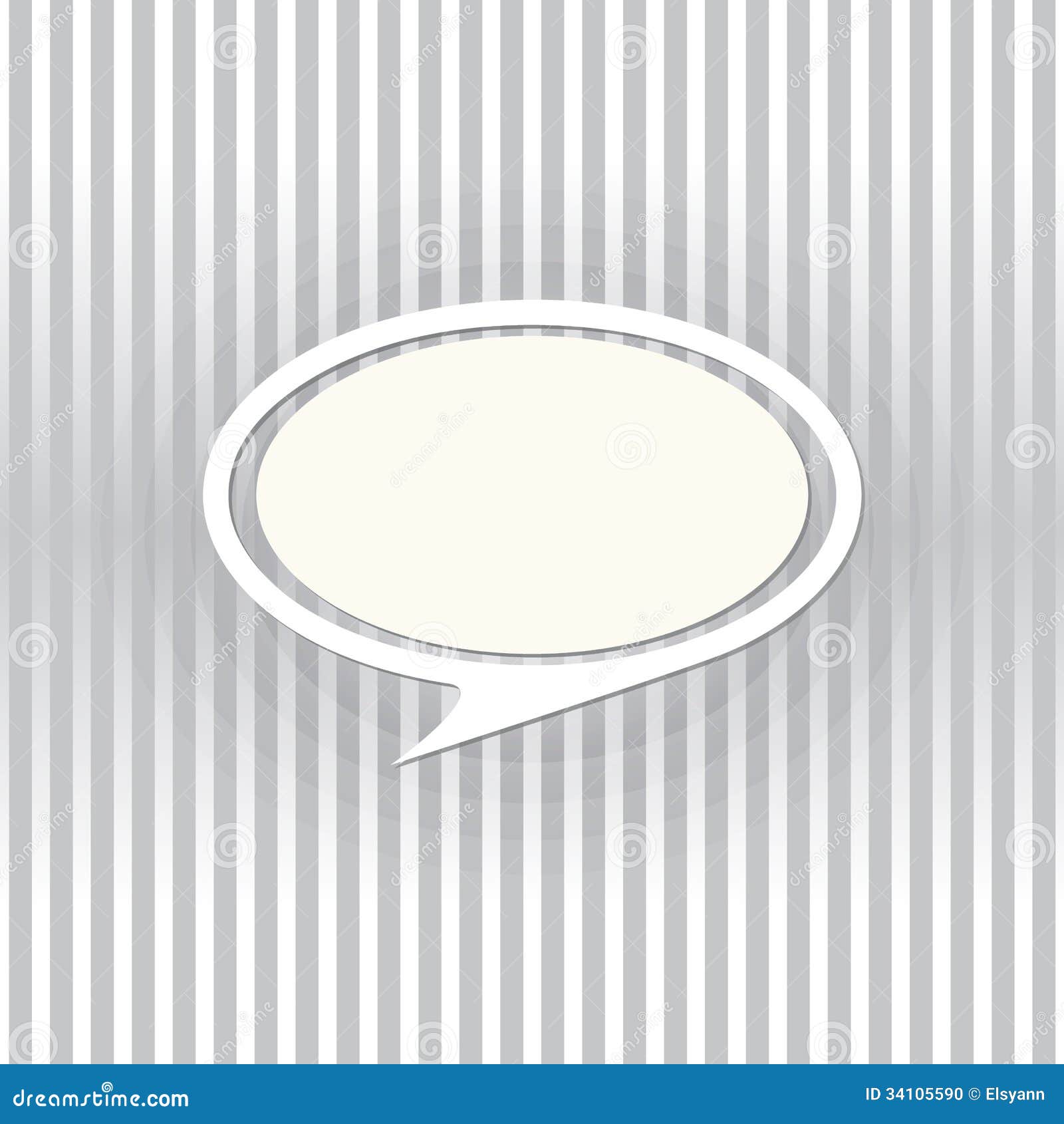 Banner for your message stock vector. Illustration of label - 34105590