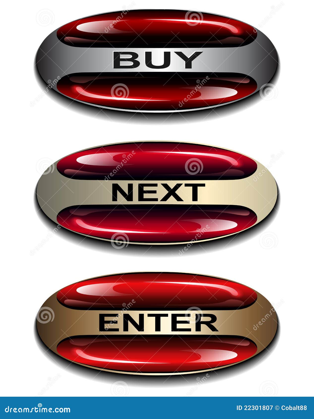 Banners, buttons. stock vector. Illustration of price - 22301807