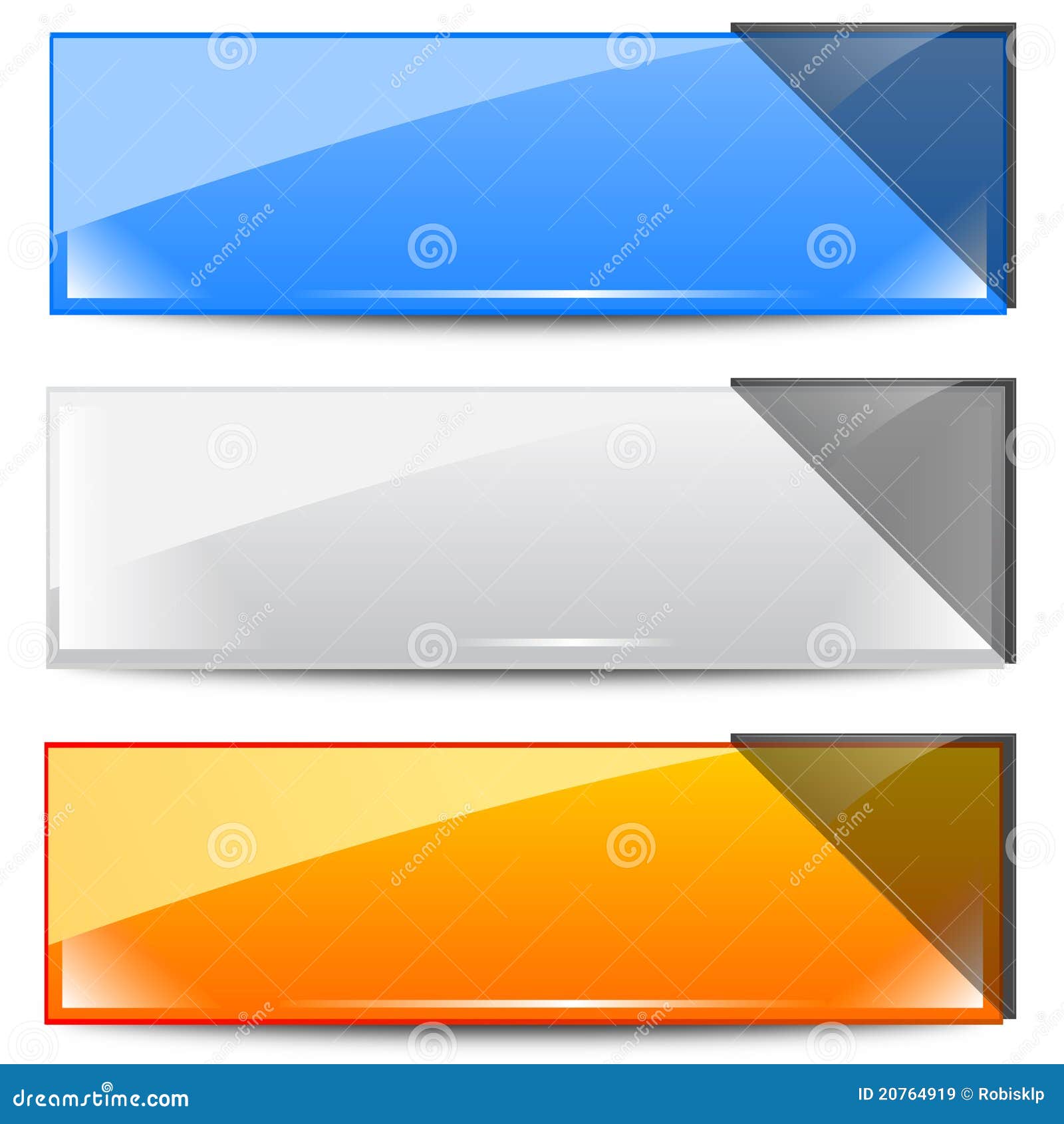 Banners - Frames stock vector. Illustration of ribbon - 20764919