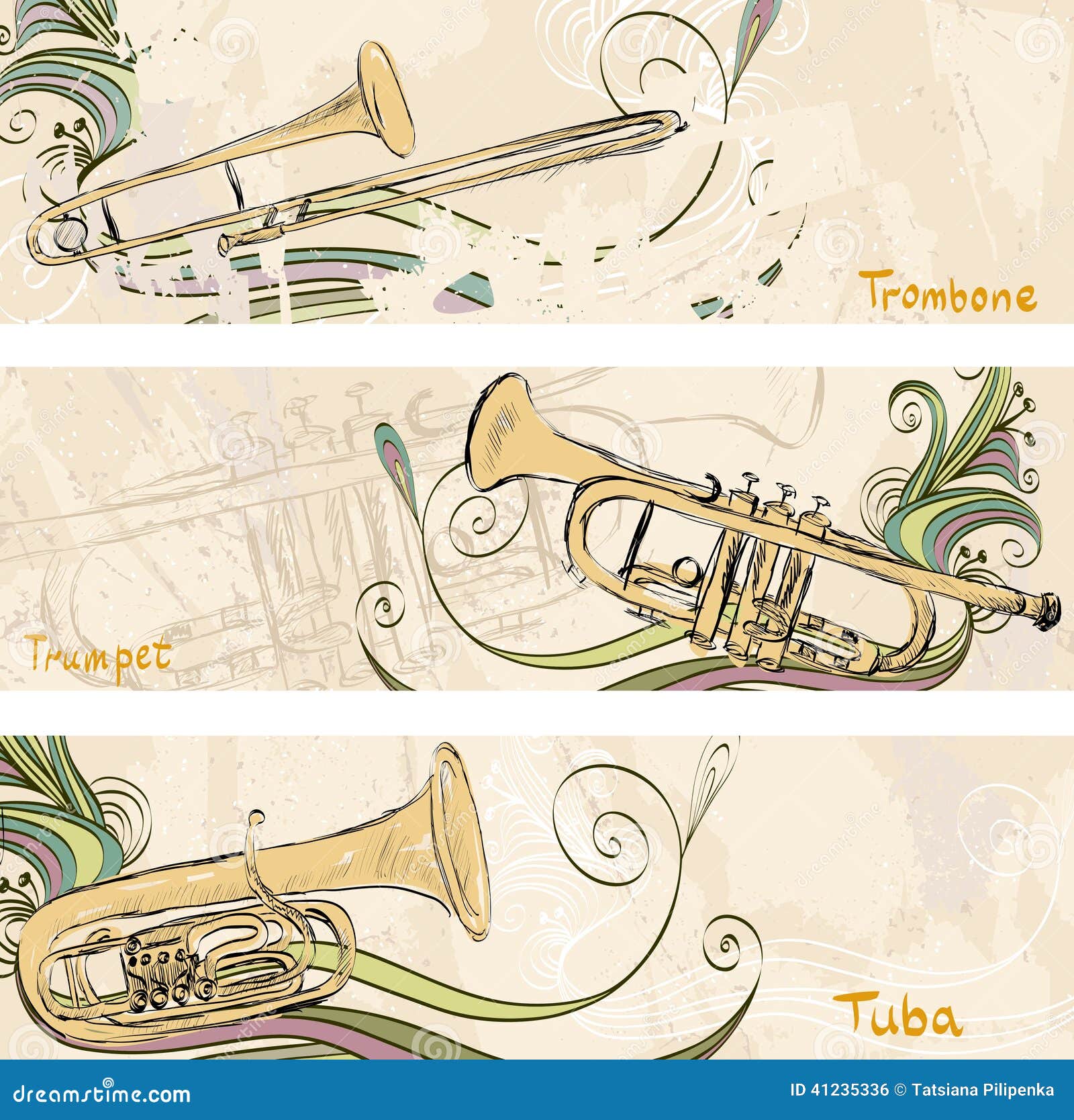 Banners stock vector. Illustration of playing, modern - 41235336