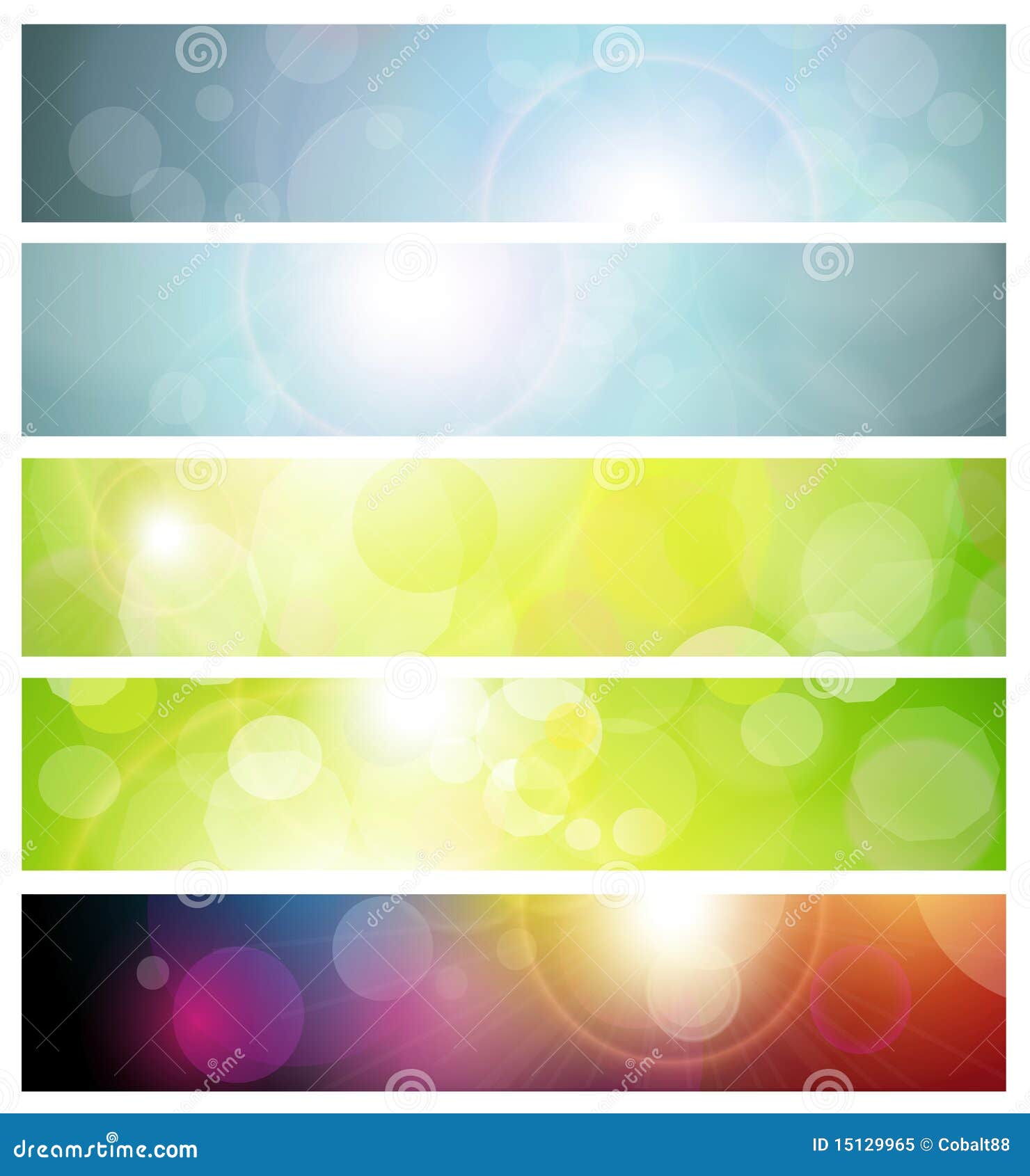 Banners, headers stock vector. Illustration of green - 15129965