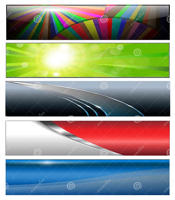 Banners, headers stock vector. Illustration of colors - 15803065