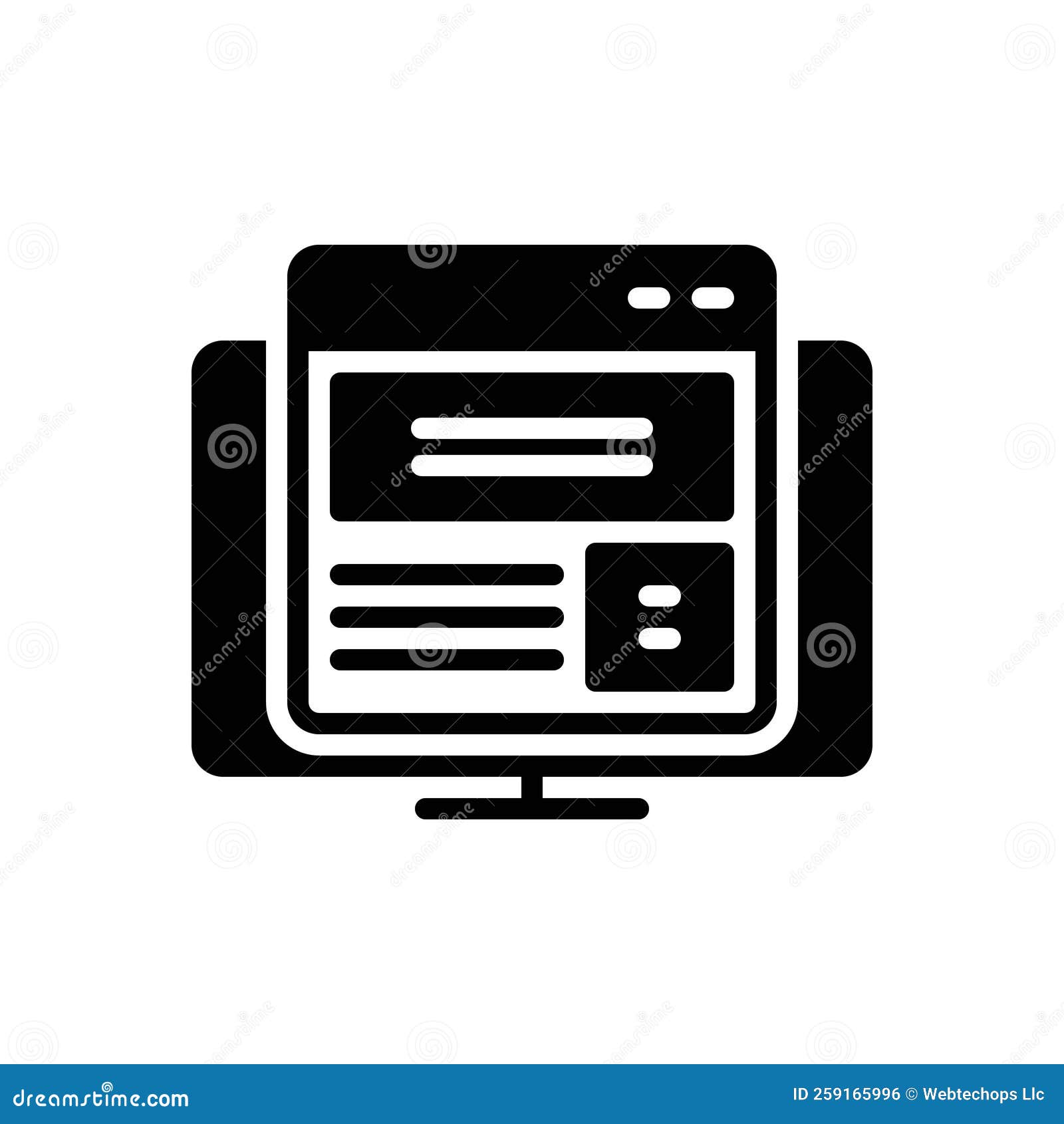 Black Solid Icon for Banners, Web and Website Stock Vector ...