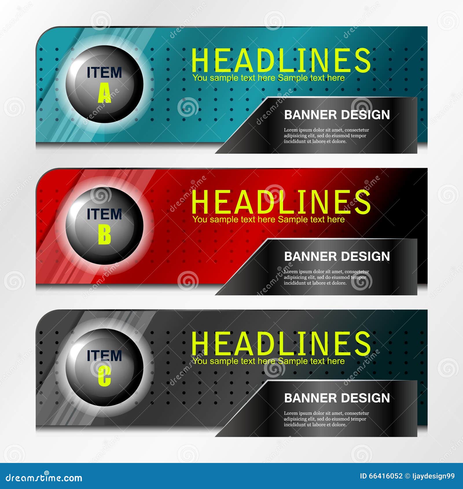 Banners item design stock vector. Illustration of element - 66416052