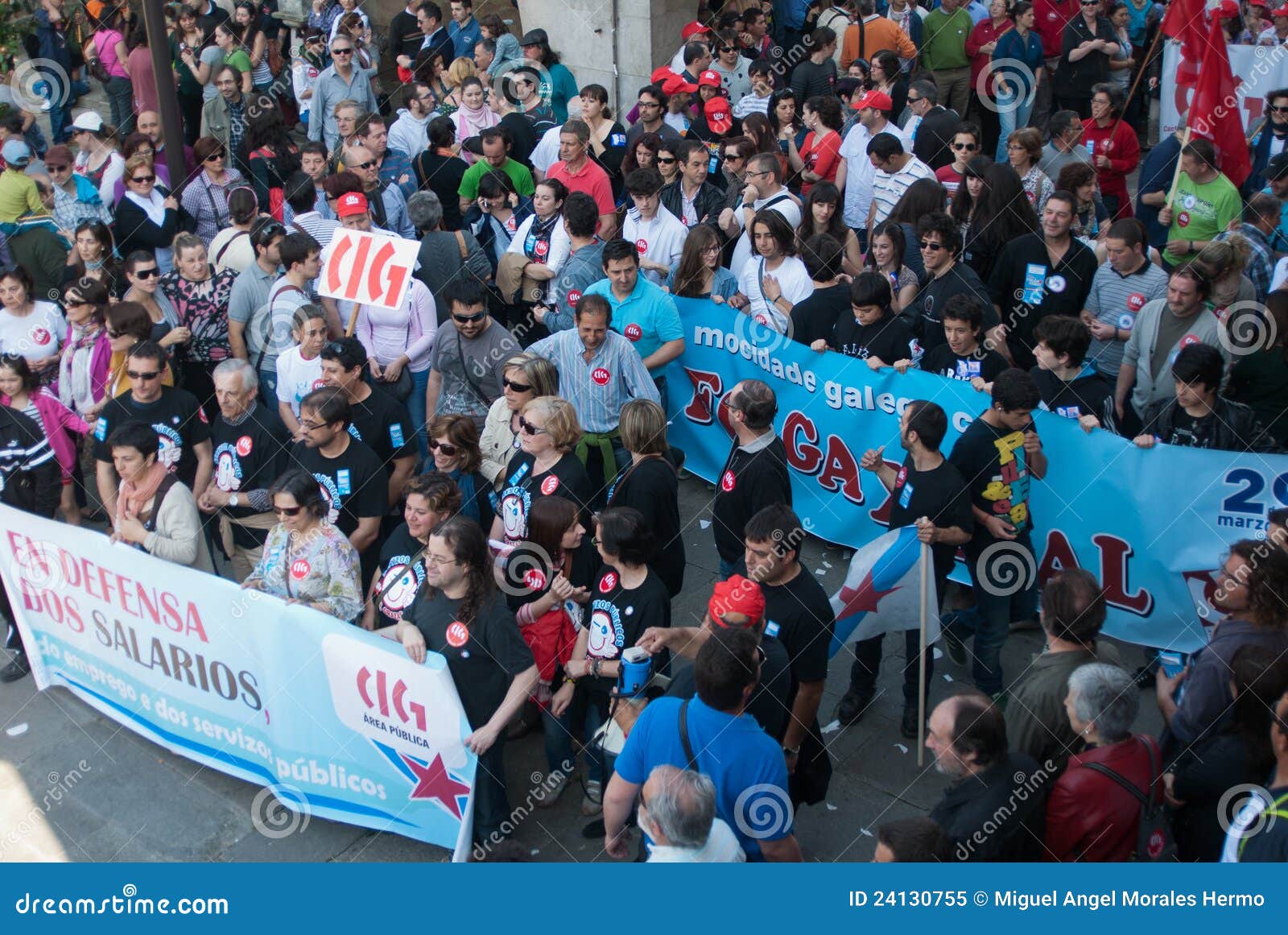 Banners of protest editorial image. Image of outraged - 24130755