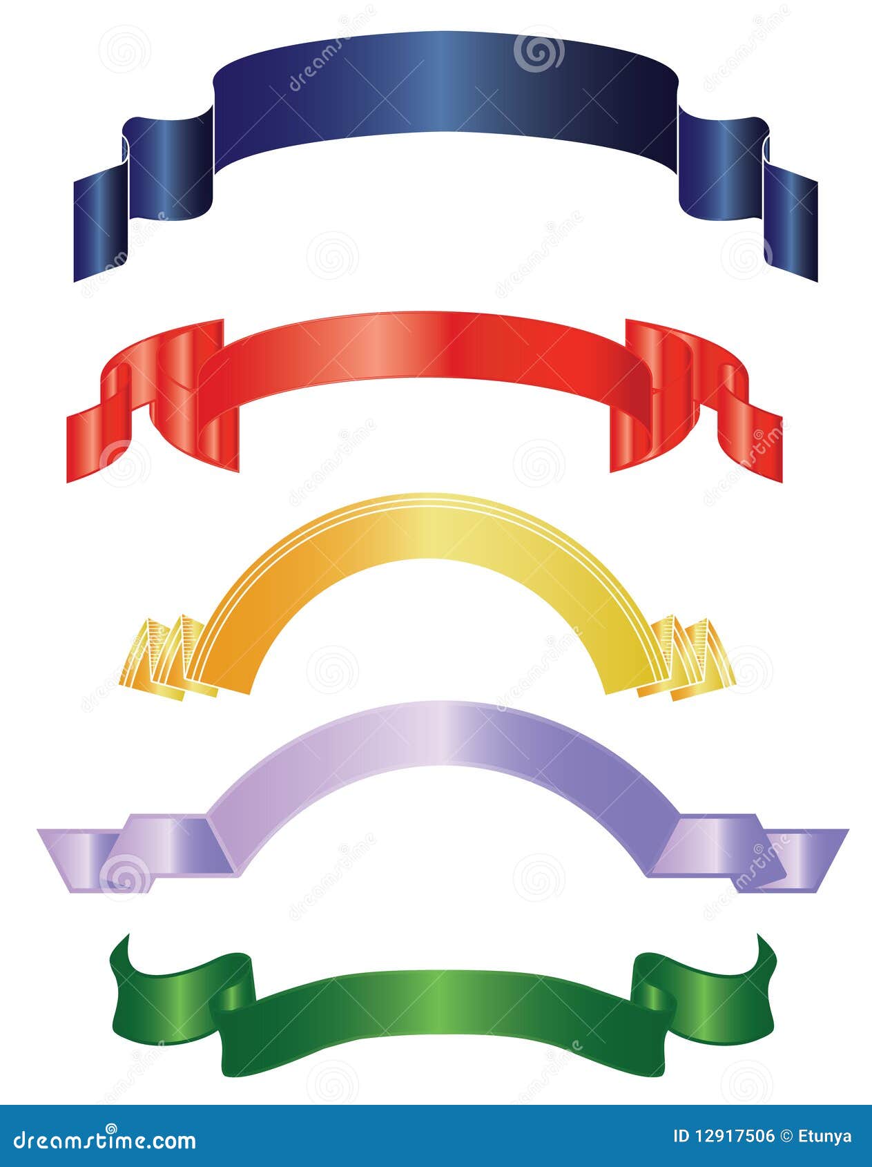 Banners scrolls stock vector. Illustration of ornamental - 12917506