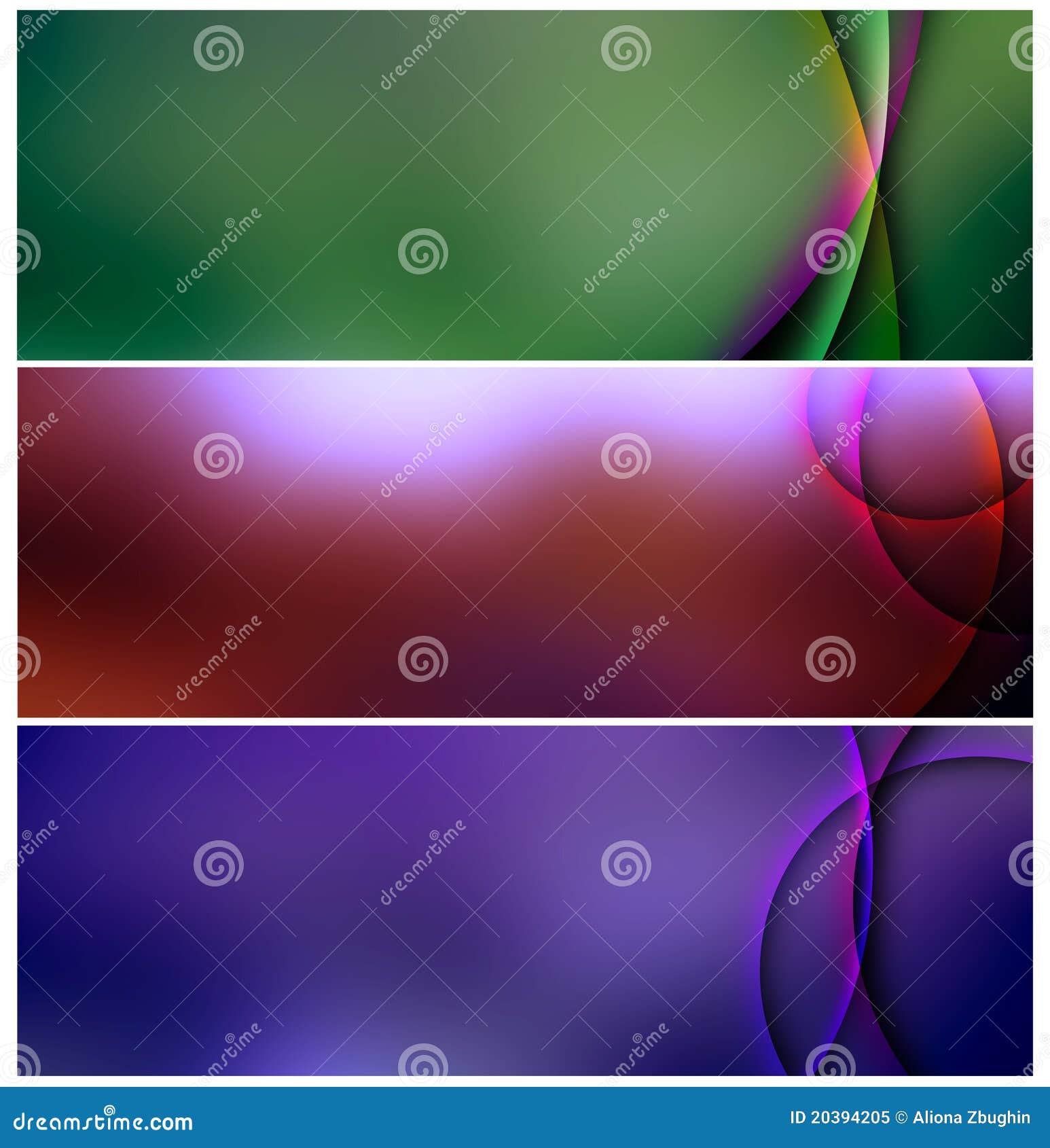 Banners Set of Abstract Metal Stock Illustration - Illustration of ...