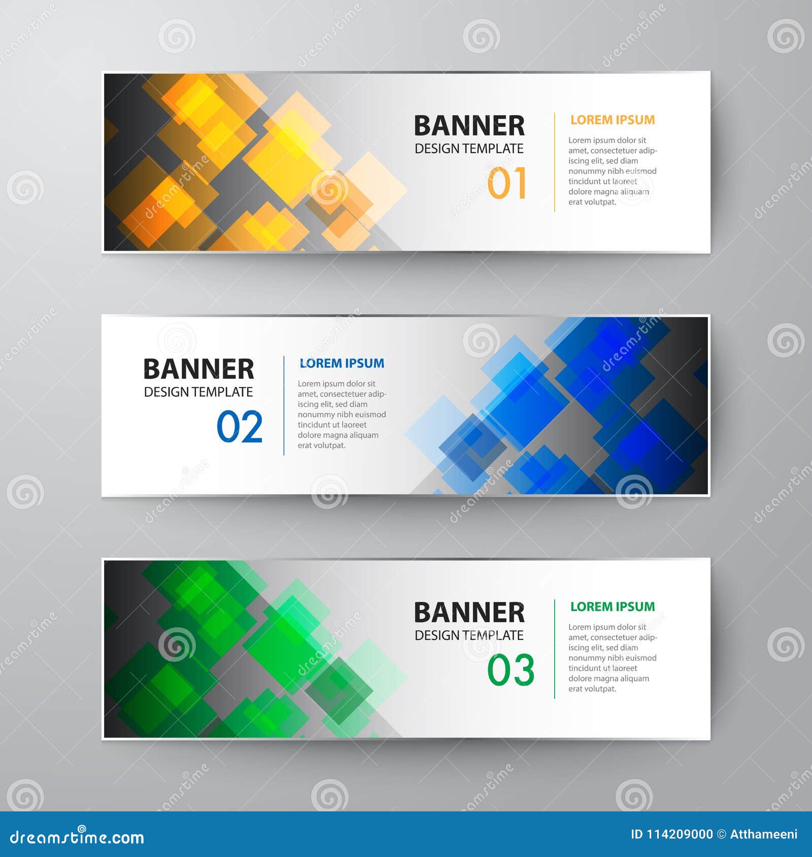 Banners Web Design Template Abstract Vector Background Stock ...