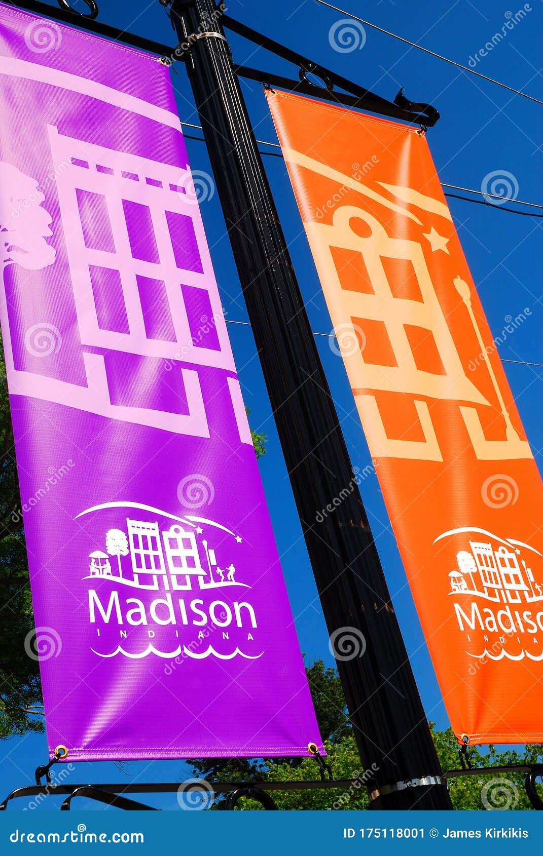 Banners welcome visitors editorial photo. Image of economics - 175118001