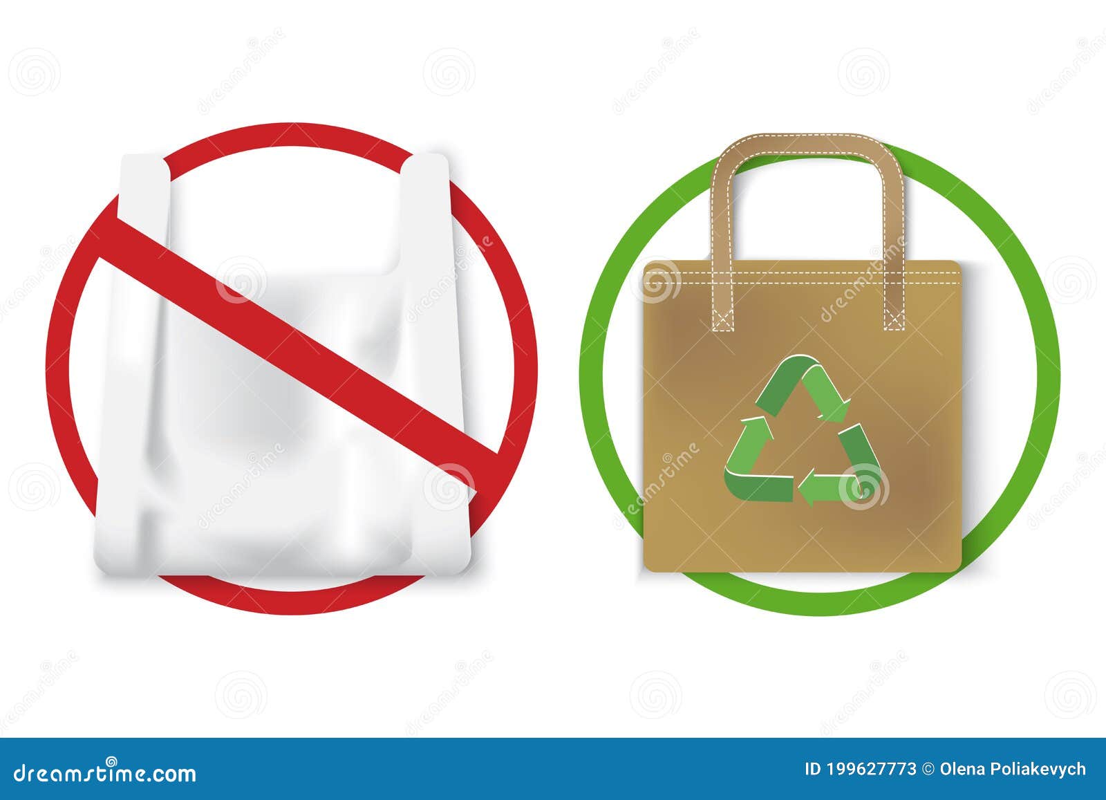 Banning the Plastic Bag. Using Reusable Packaging. Stop Environmental ...