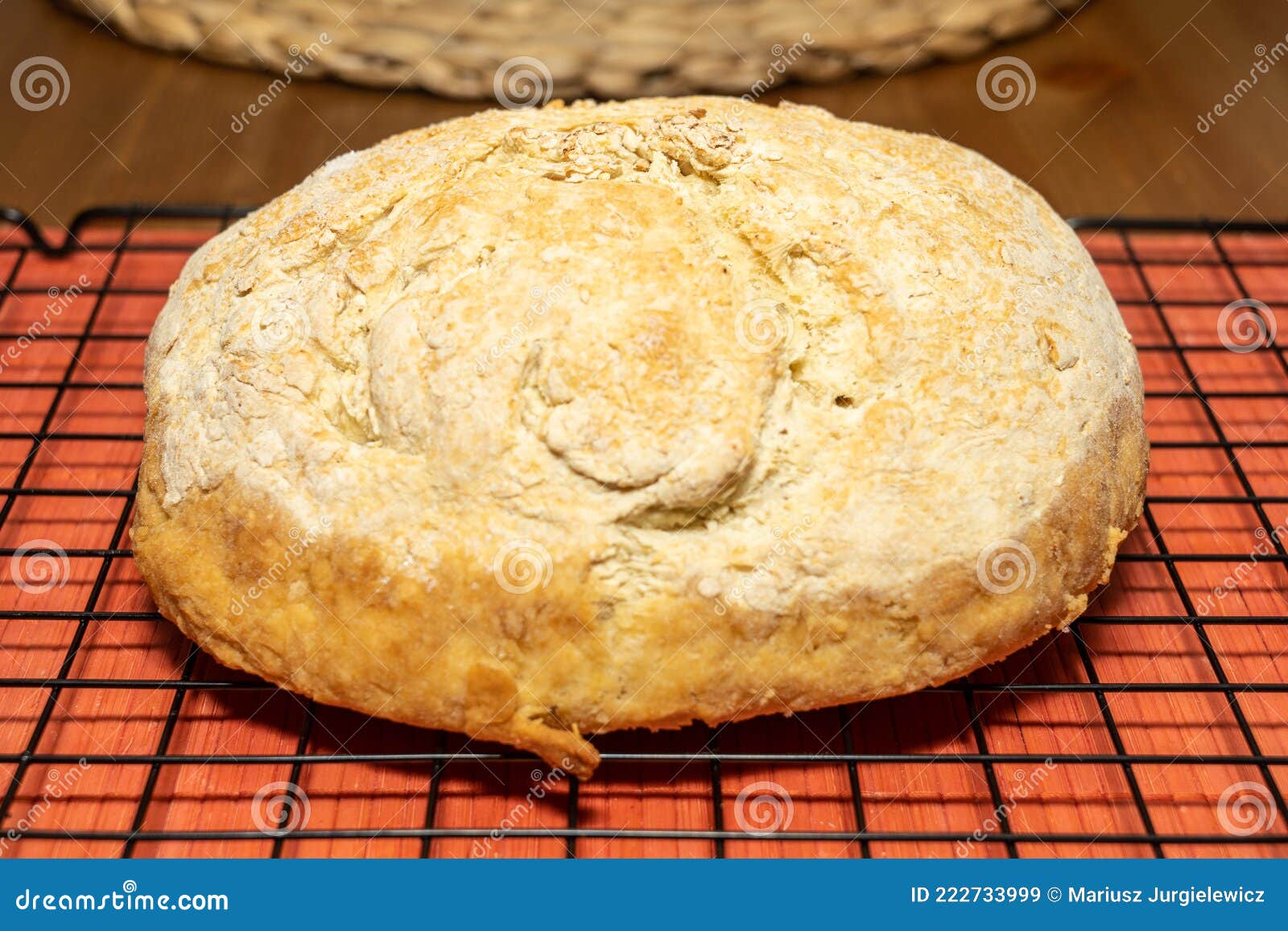 Bannock bread stock image. Image of bakery, flour, organic - 222733999