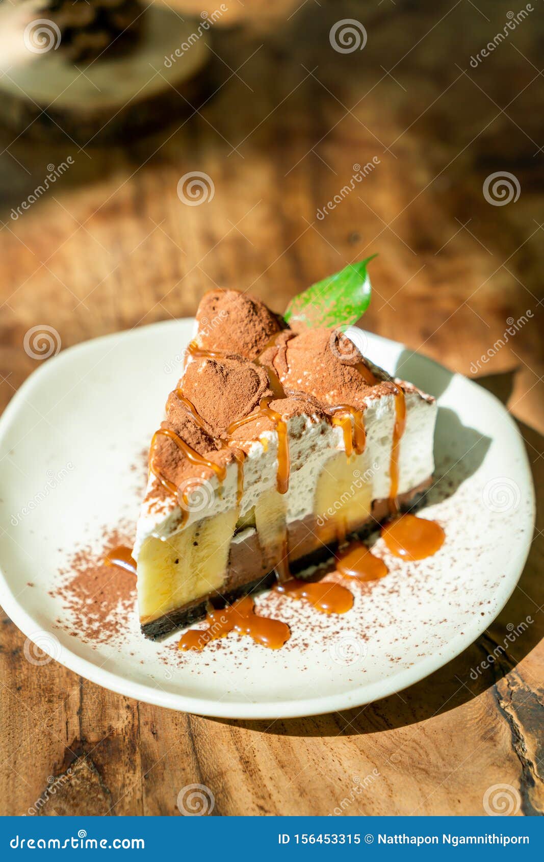 Banoffee Cake with caramel stock image. Image of chocolate - 156453315 Banoffee Cake with caramel stock image. Image of chocolate - 156453315
