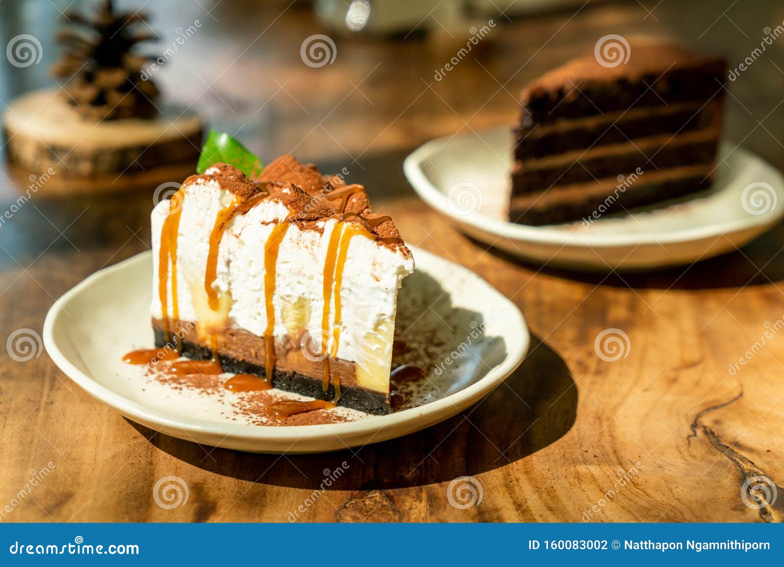 Banoffee Cake with caramel stock photo. Image of pastry - 160083002 Banoffee Cake with caramel stock photo. Image of pastry - 160083002