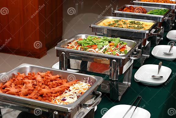 BANQUET MEALS stock photo. Image of decoration, metallic - 11411992