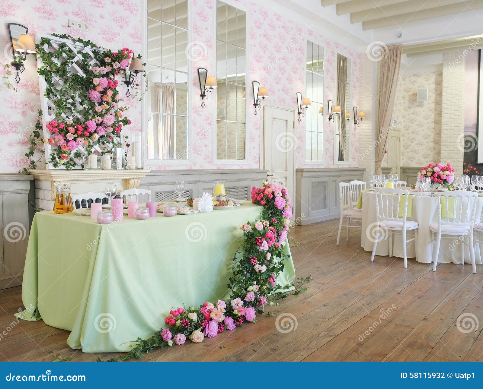 Banquet room stock photo. Image of dinning, cooking, design - 58115932