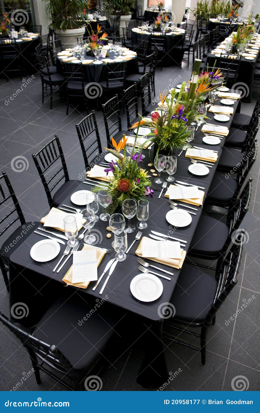 Banquet table stock image. Image of table, center, dishware - 20958177