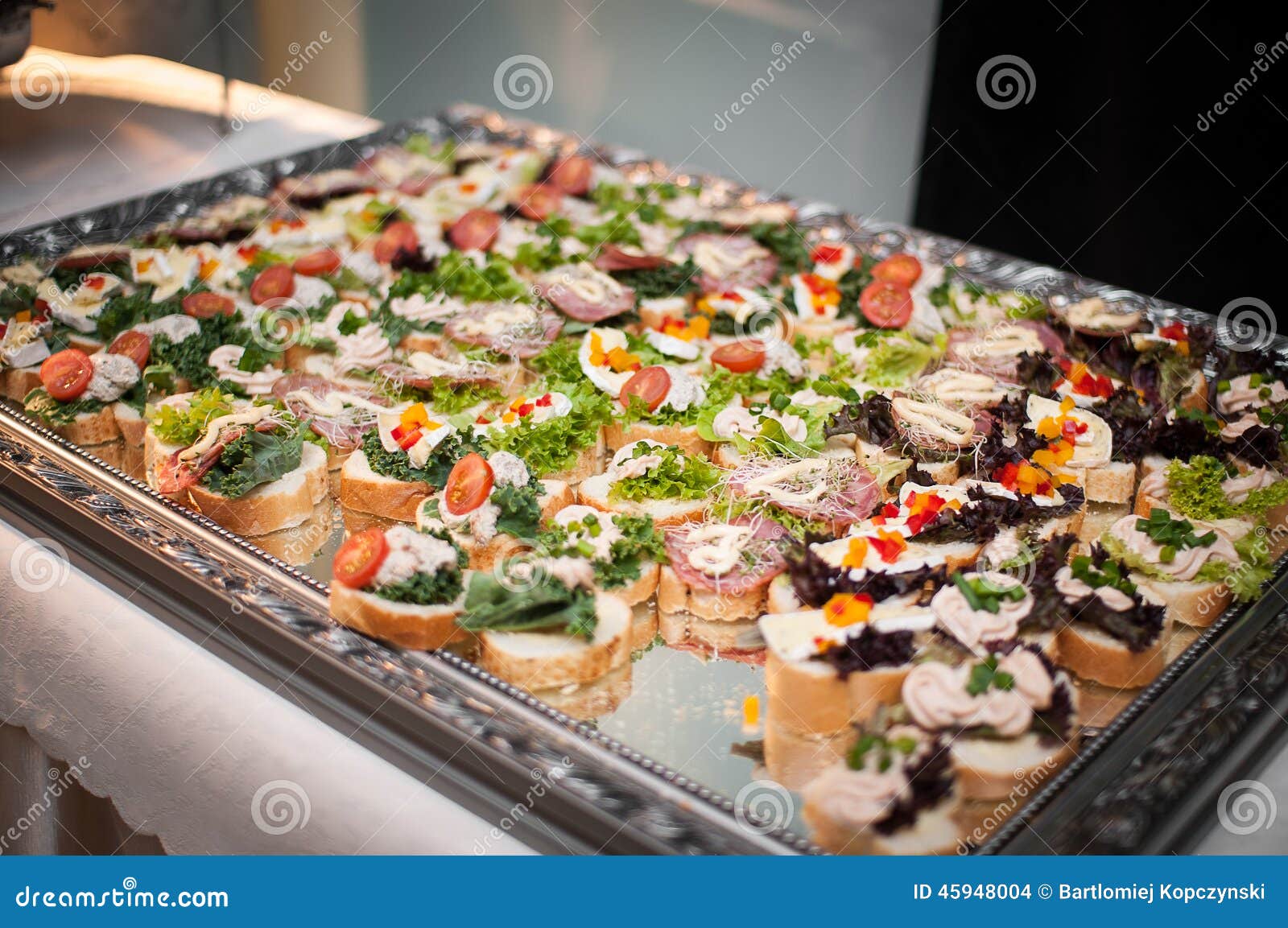 Banquet table stock photo. Image of hotel, knife, setting - 45948004