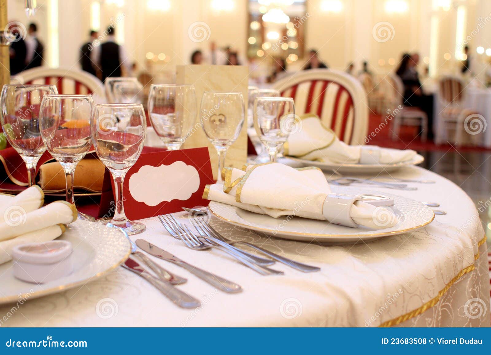 Banquet table setting stock photo. Image of party, setting - 23683508 Banquet table setting stock photo. Image of party, setting - 23683508