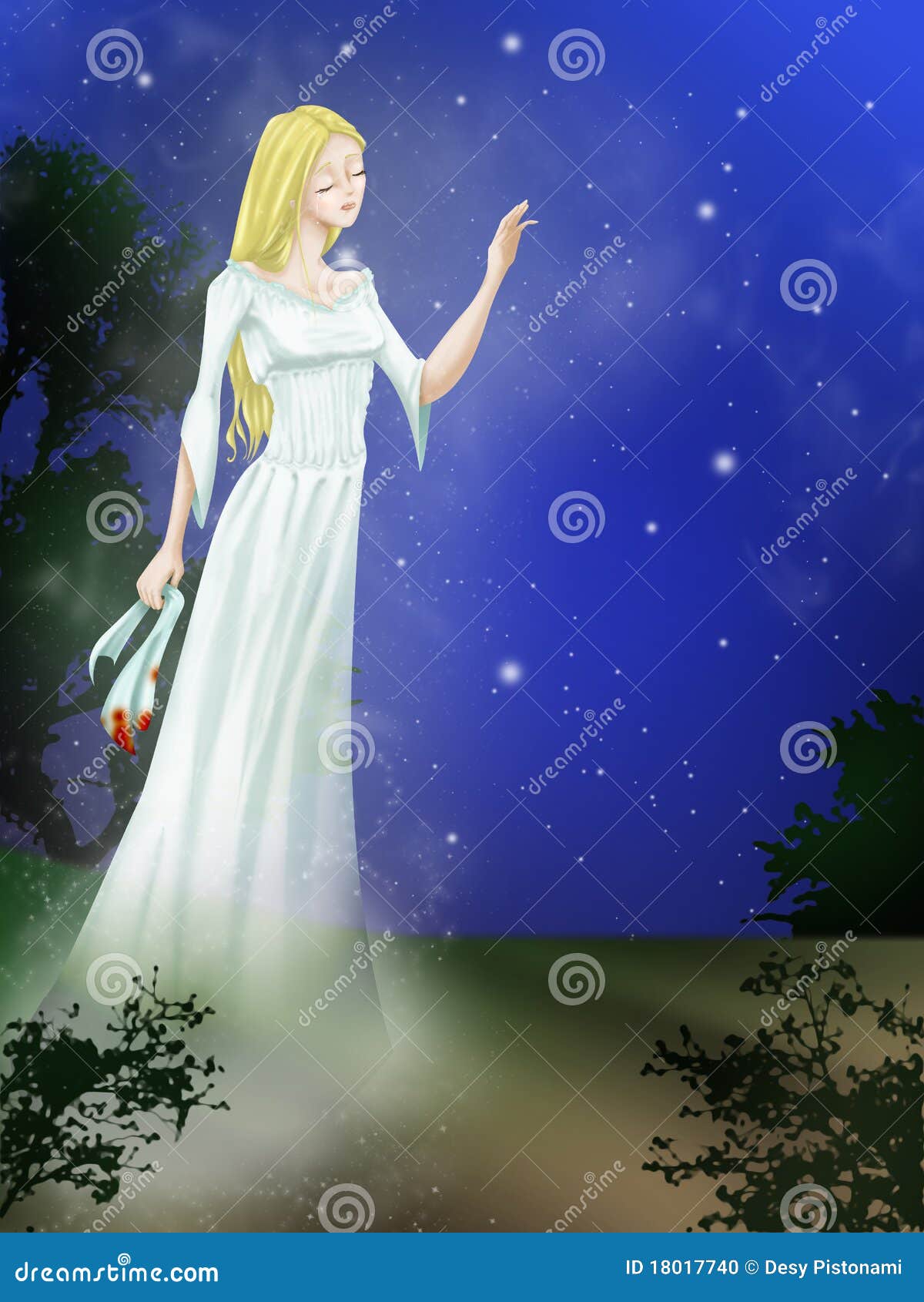 Banshee stock illustration. Illustration of horror, fairy - 18017740