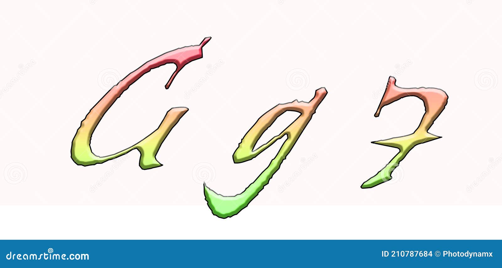 Banshee Font Fonts Gradient Sans Serif Alphabet Letters Calligraphy ...