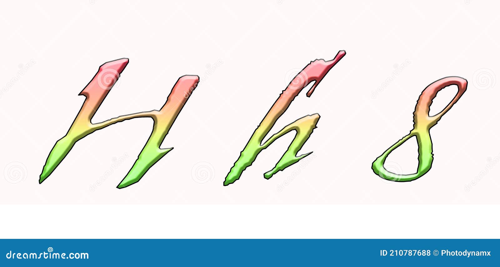 Banshee Font Fonts Gradient Sans Serif Alphabet Letters Calligraphy ...