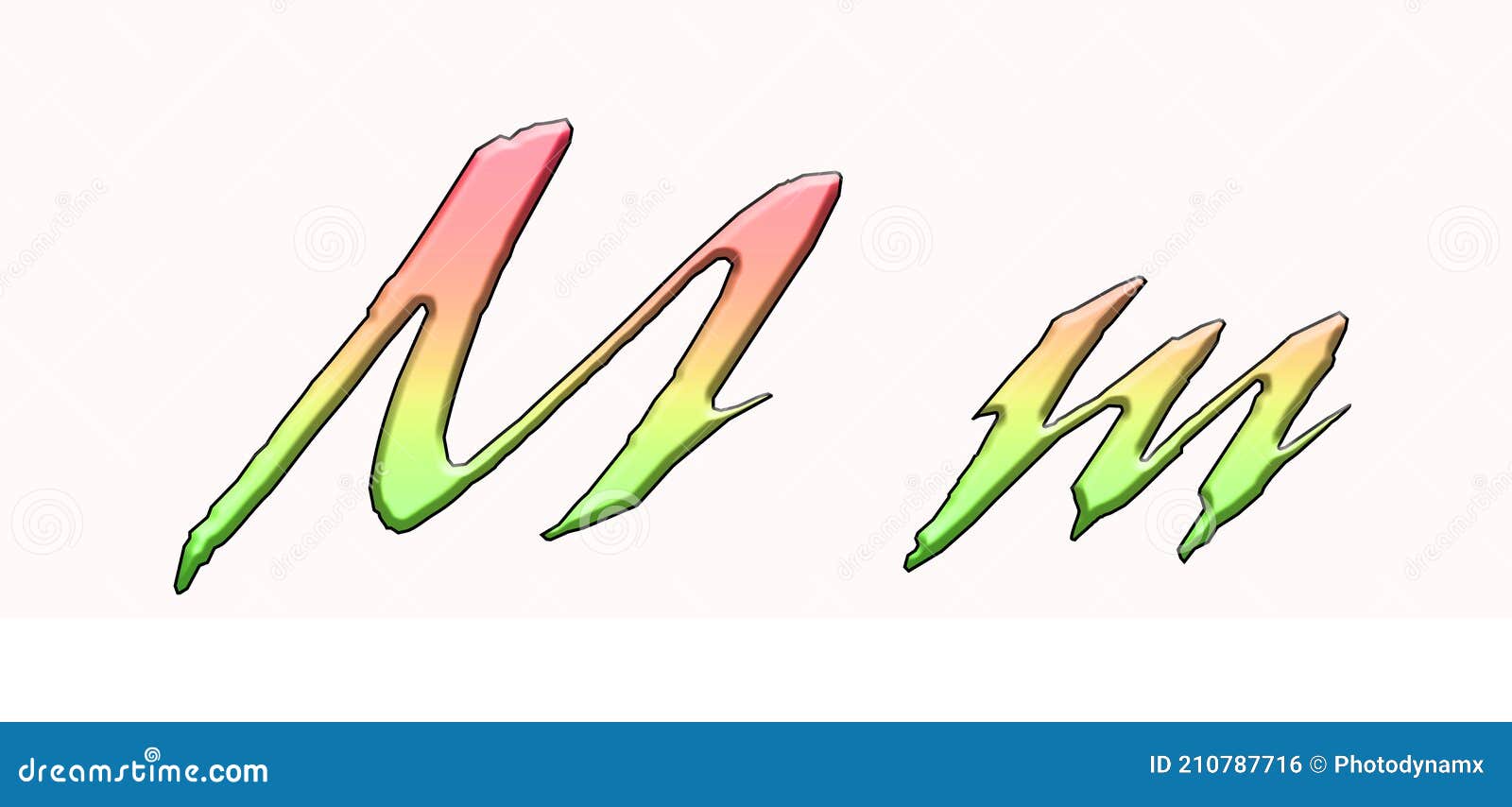 Banshee Font Fonts Gradient Sans Serif Alphabet Letters Calligraphy ...