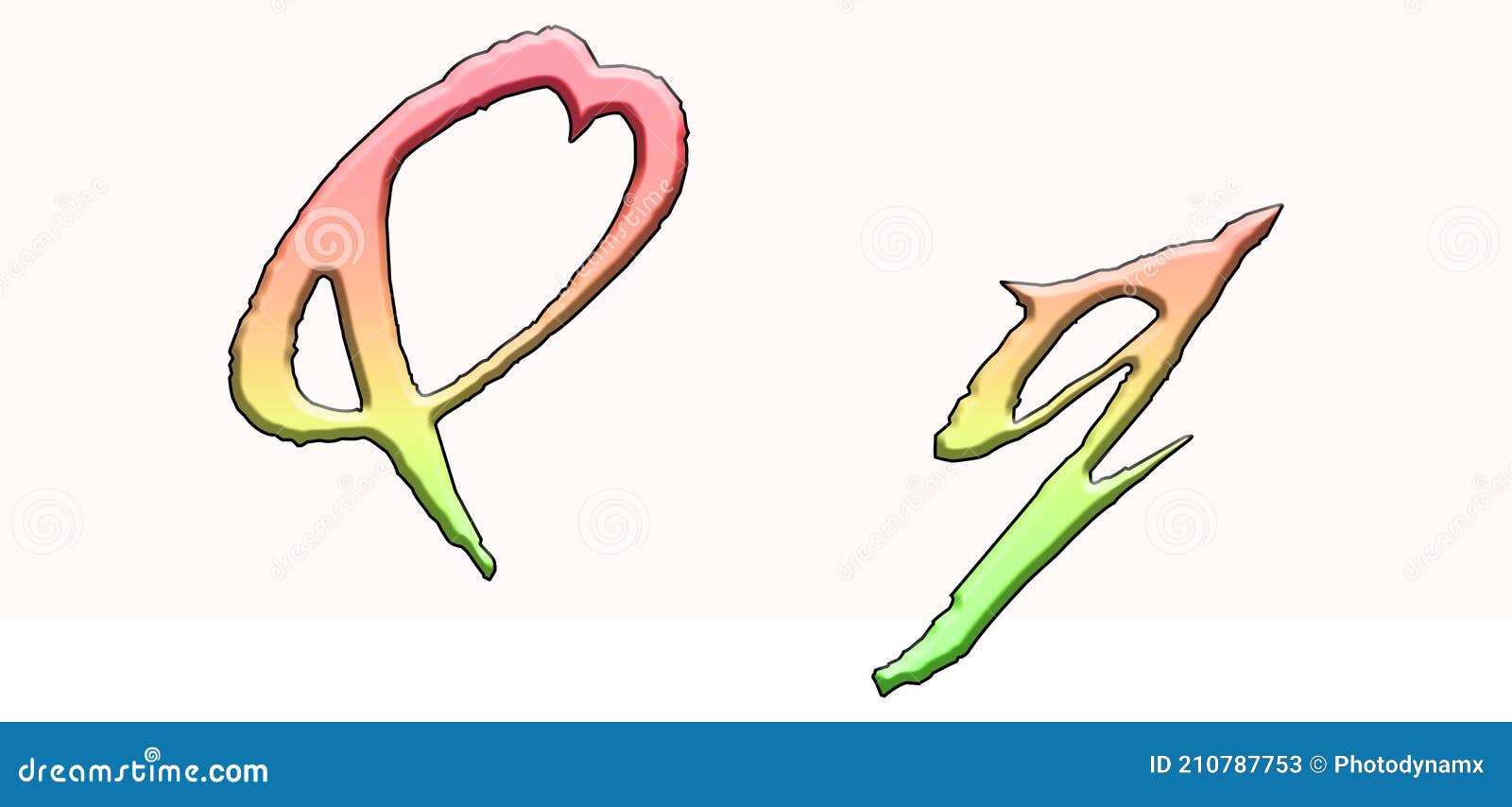 Banshee Font Fonts Gradient Sans Serif Alphabet Letters Calligraphy ...