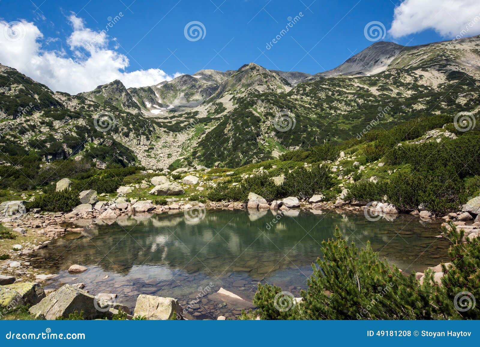 Banski Lakes, Pirin Mountain Stock Photo - Image of mountains, ostrsets ...