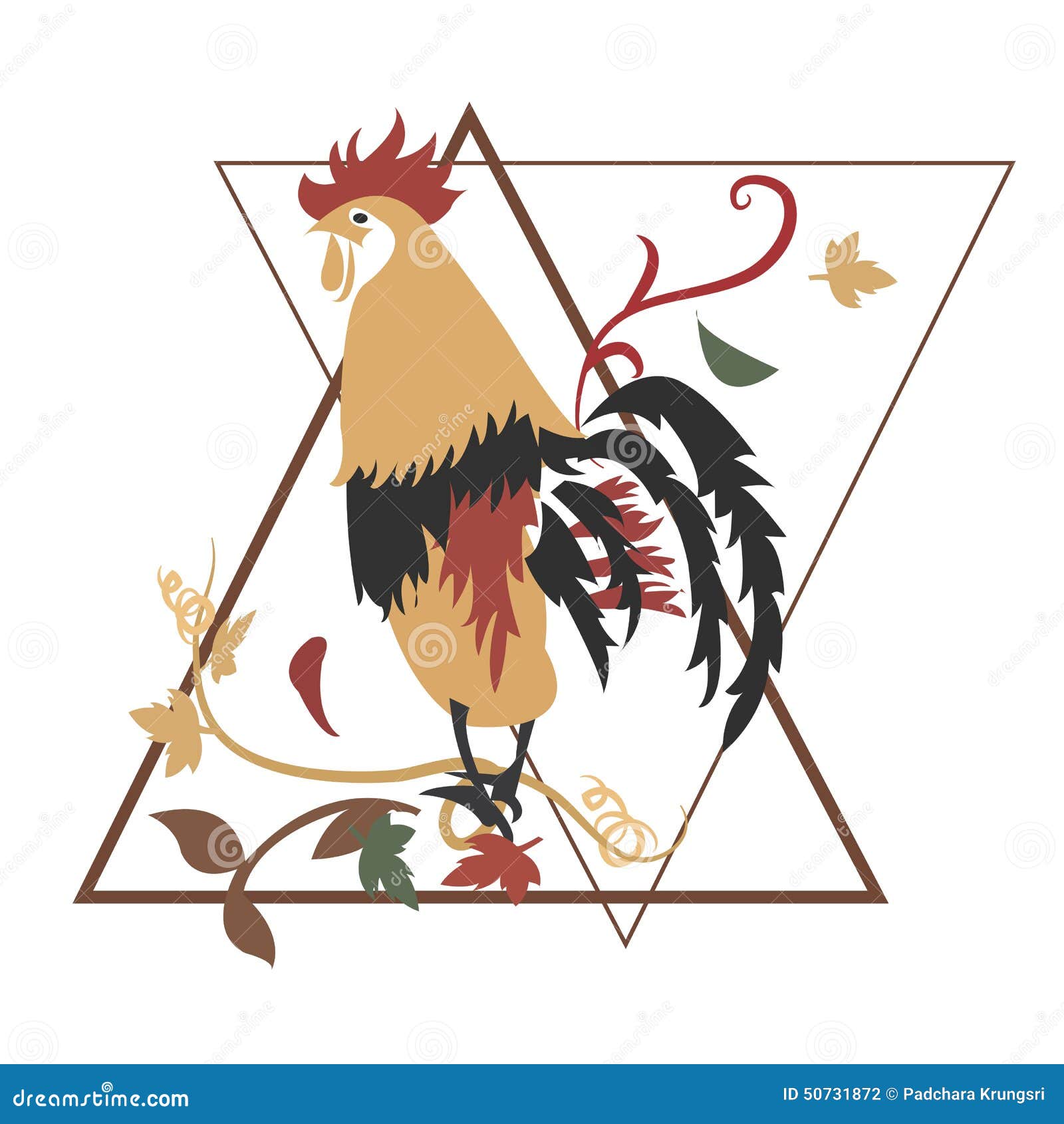 White Bantam Chicken Bird Vector Illustration Transparent Background ...