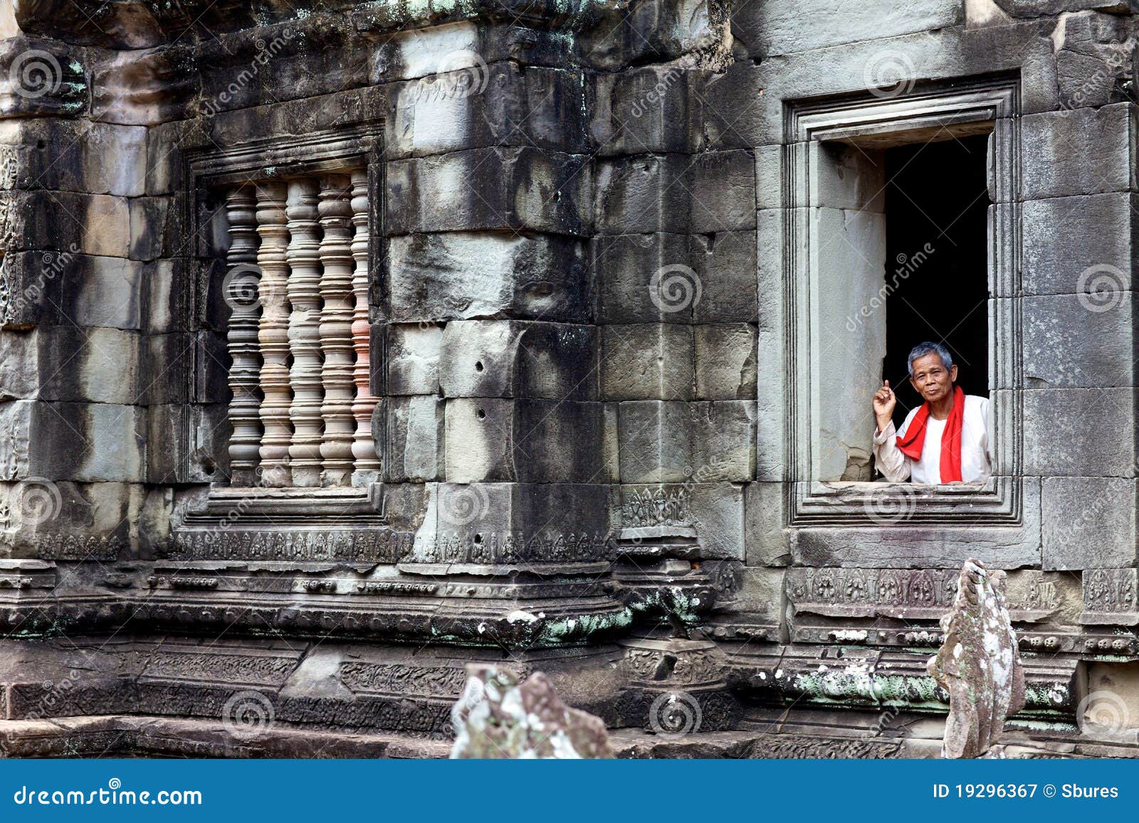Monk In Garuda Mask With Ritual Axe Parashu Or Elephant Goad Ankusha ...