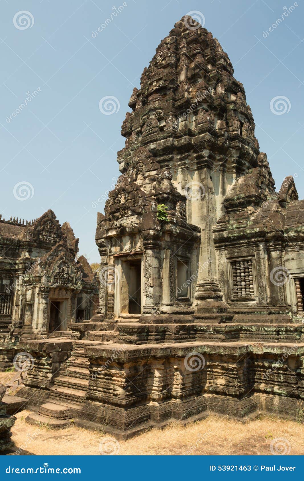 Banteay Samre Tower stock image. Image of angkor, banteay - 53921463