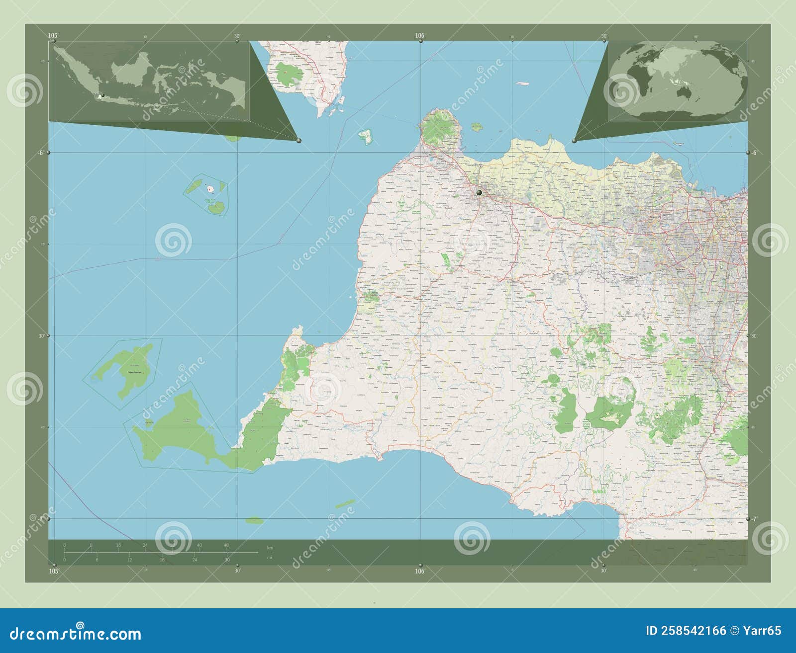 Banten, Indonesia. OSM. Capital Stock Photo - Image of capital ... Banten, Indonesia. OSM. Capital Stock Photo - Image of capital ...
