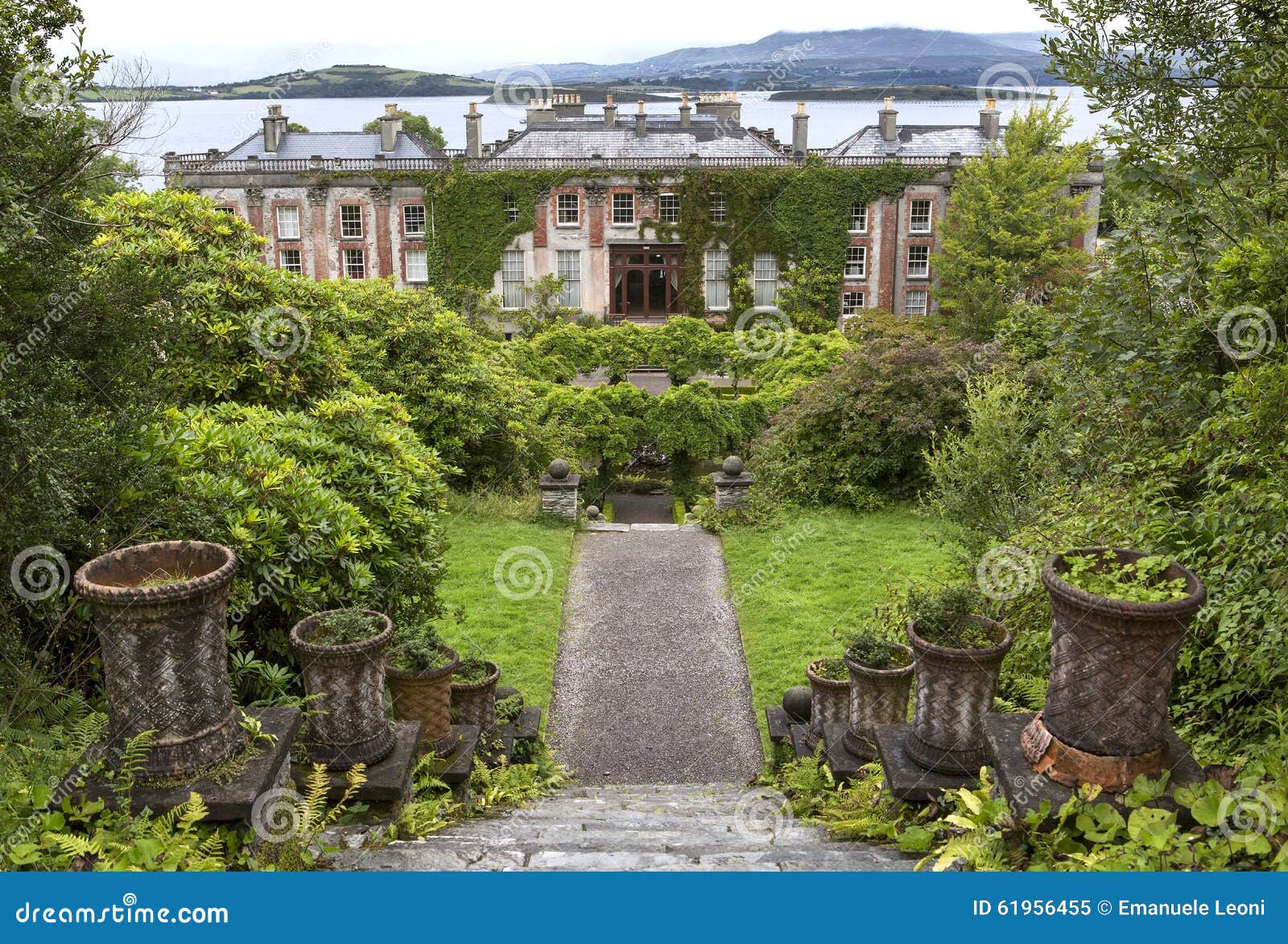 Bantry House, County Cork, Ireland. Stock Image - Image of exterior ...