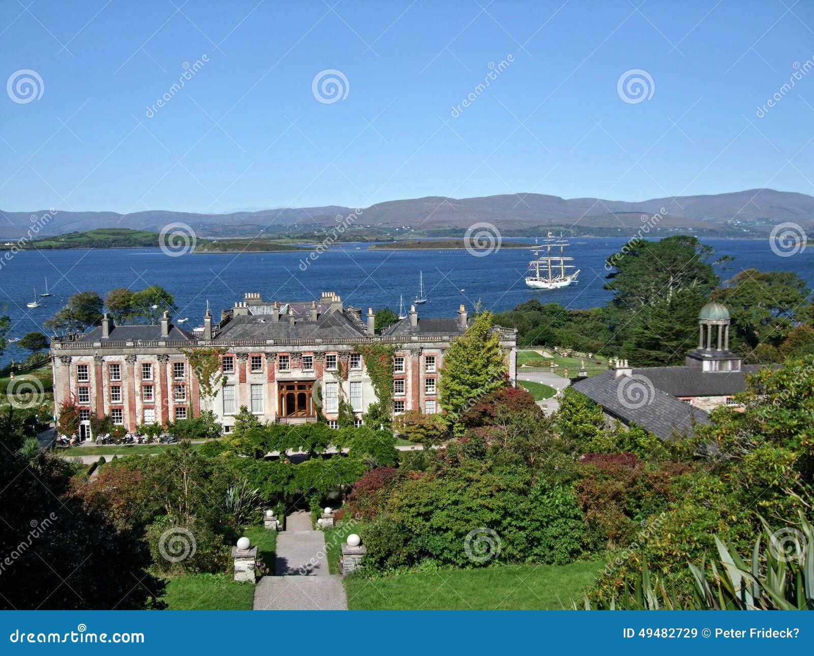 Bantry House in Ireland stock image. Image of ireland - 49482729