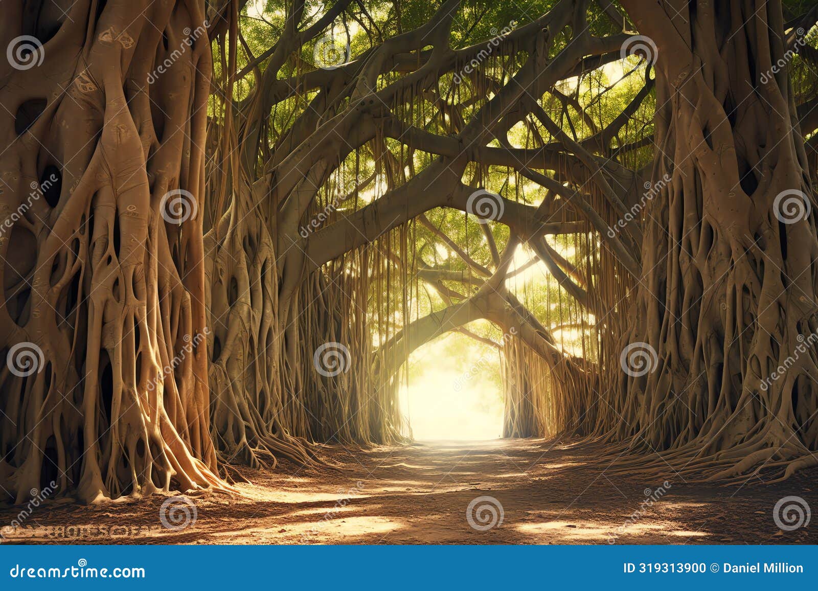 Sanskrit Tree, Logo. Devanagari Letters Grow On Branches. The Symbol Of ...