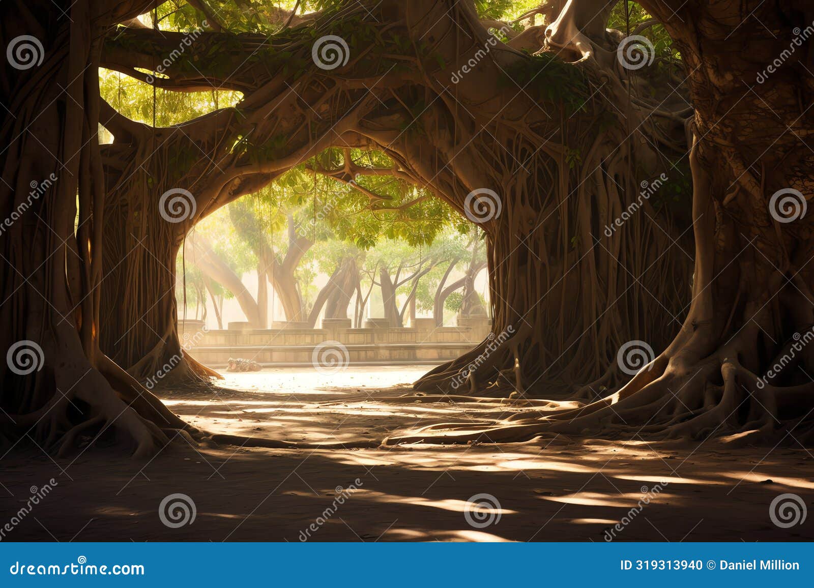 Sanskrit Tree, Logo. Devanagari Letters Grow On Branches. The Symbol Of ...