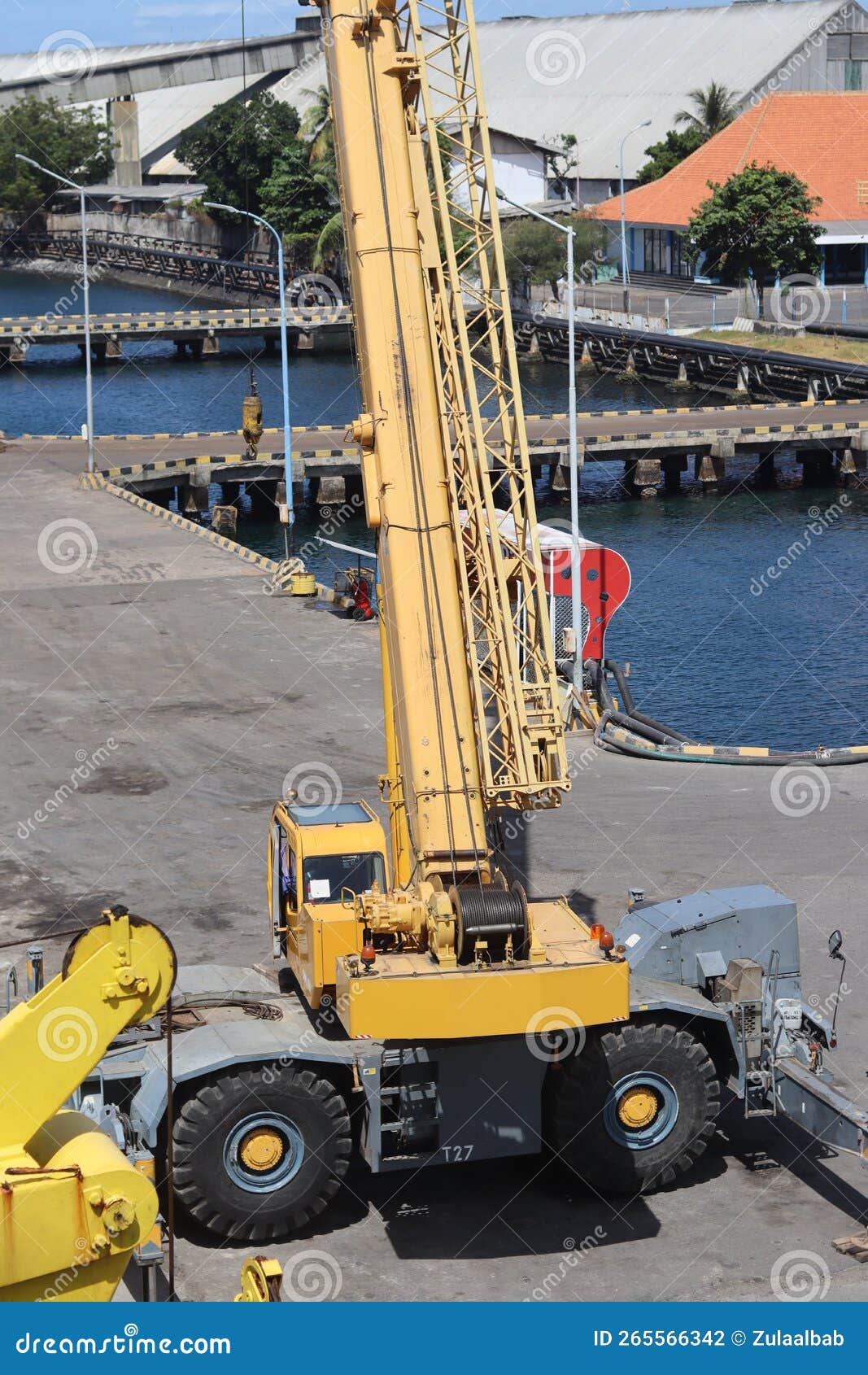 Banyuwangi, May 2022. a Port Loading and Unloading Worker is on a Truck ...