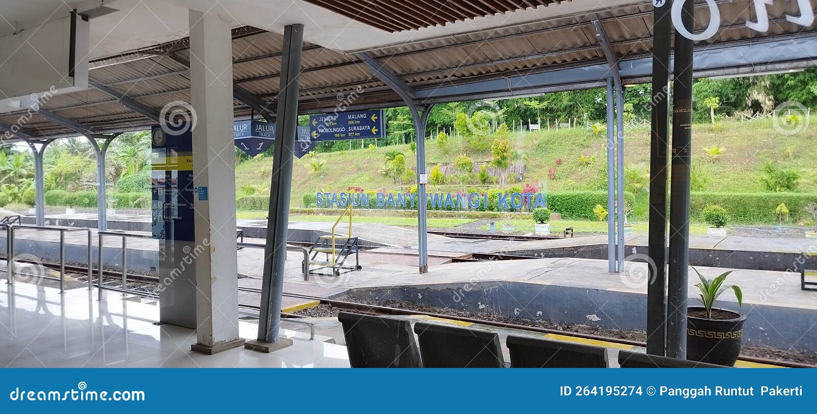 Banyuwangi Railway Station Sunrise of Java Editorial Stock Image ...