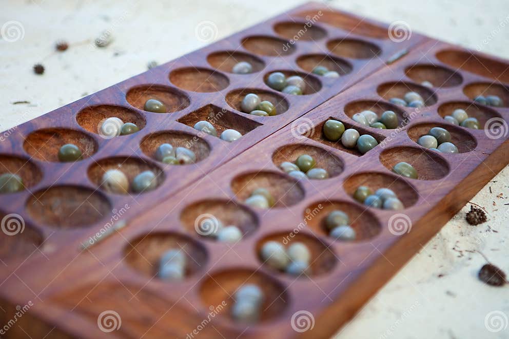 Bao game stock image. Image of coast, seed, mancala, traditional - 13047217