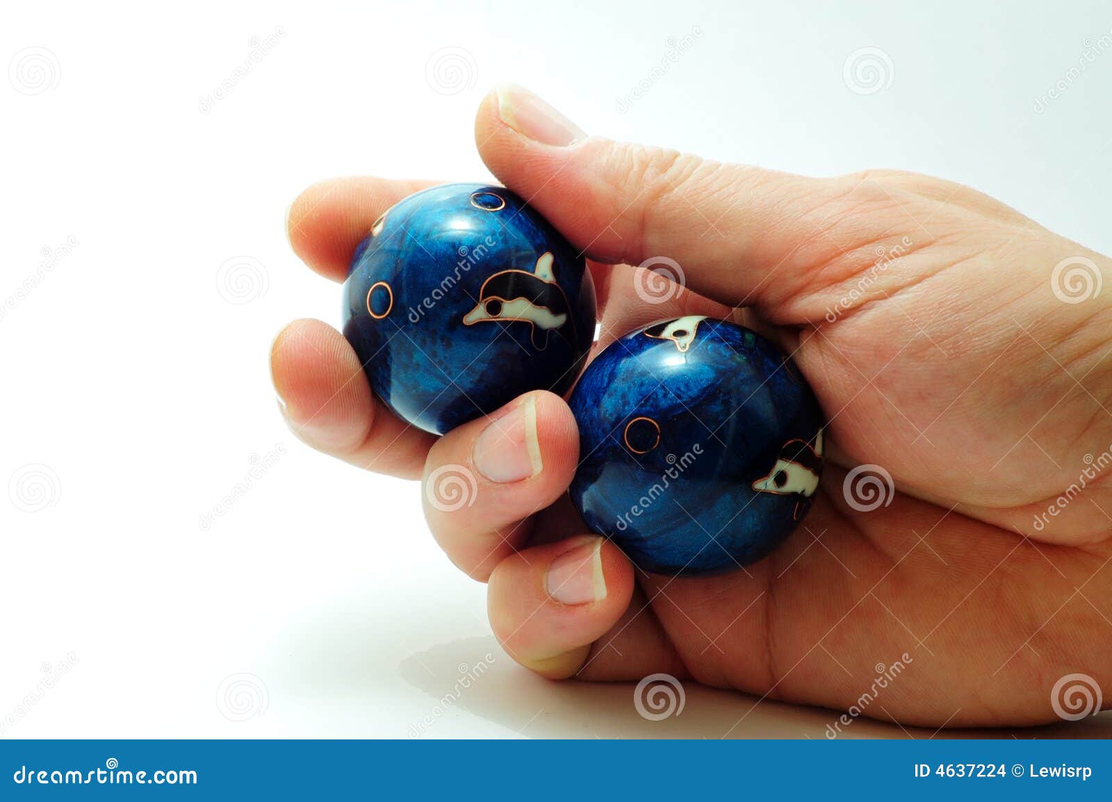 Baoding balls in hand stock photo. Image of alternative - 4637224