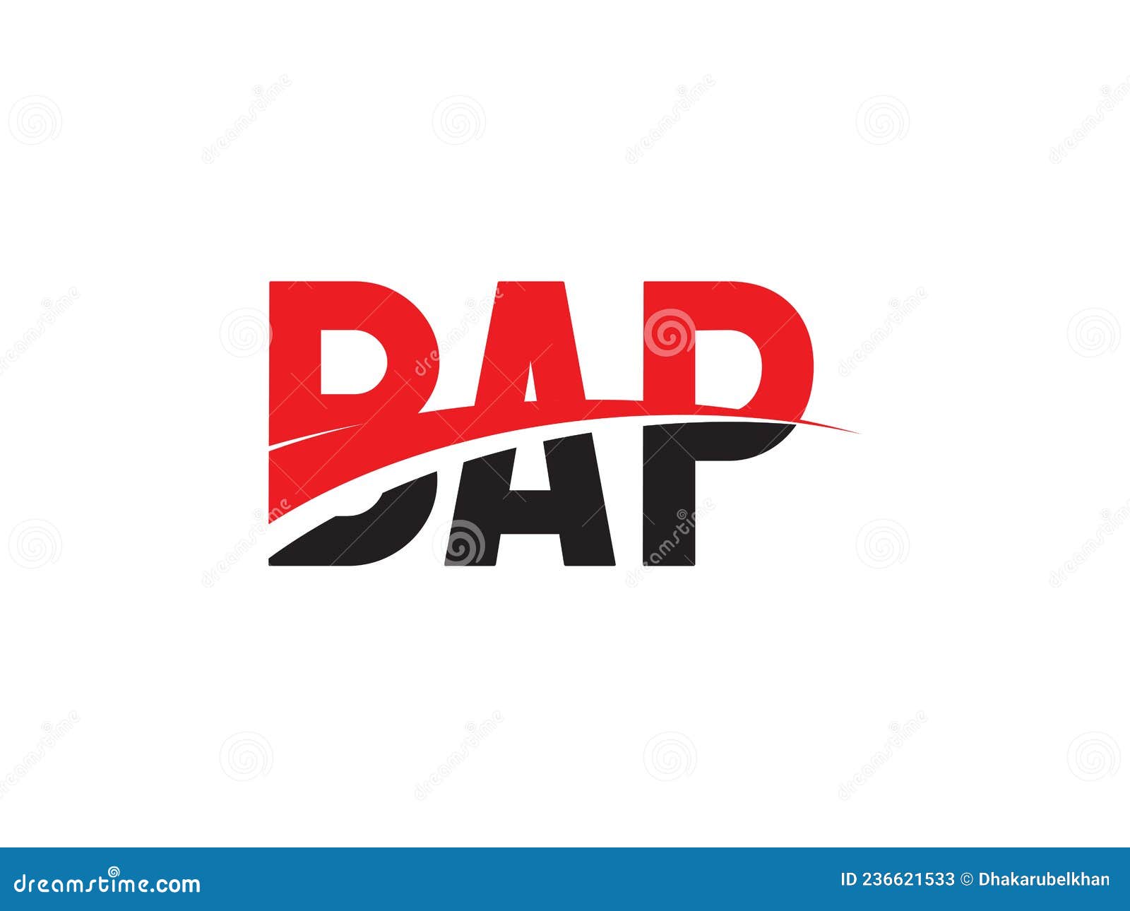 BAP Letter Initial Logo Design Vector Illustration Stock Vector ...