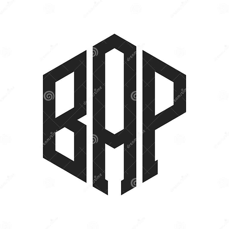 BAP Logo Design. Initial Letter BAP Monogram Logo Using Hexagon Shape ...