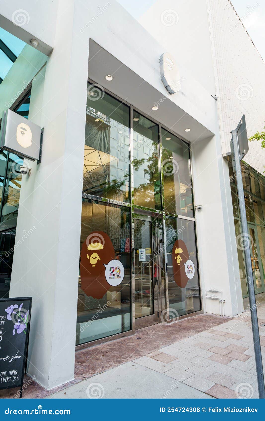 Bape Store Design District Miami Editorial Stock Photo - Image of ...