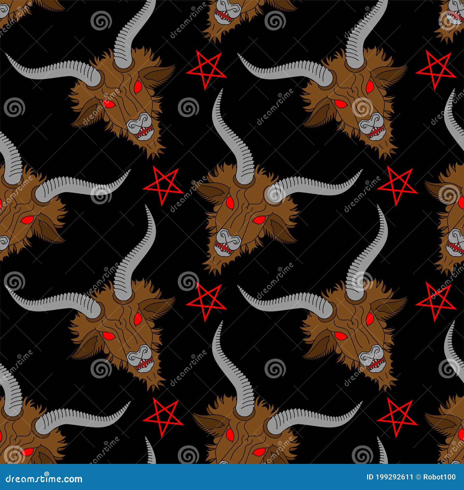 Demon Seamless Stock Illustrations – 2,193 Demon Seamless Stock ...