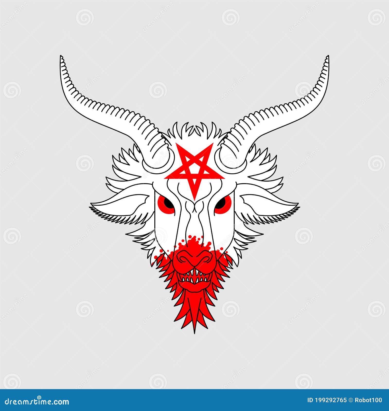 Devil Goat Symbol