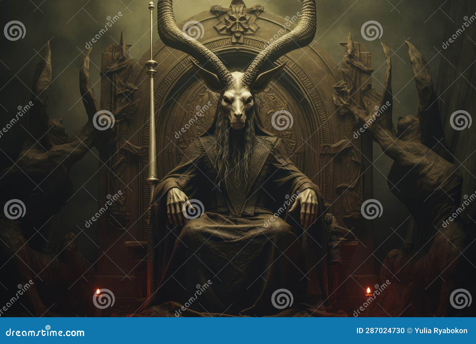 Baphomet. Generate Ai Royalty-Free Stock Image | CartoonDealer.com ...