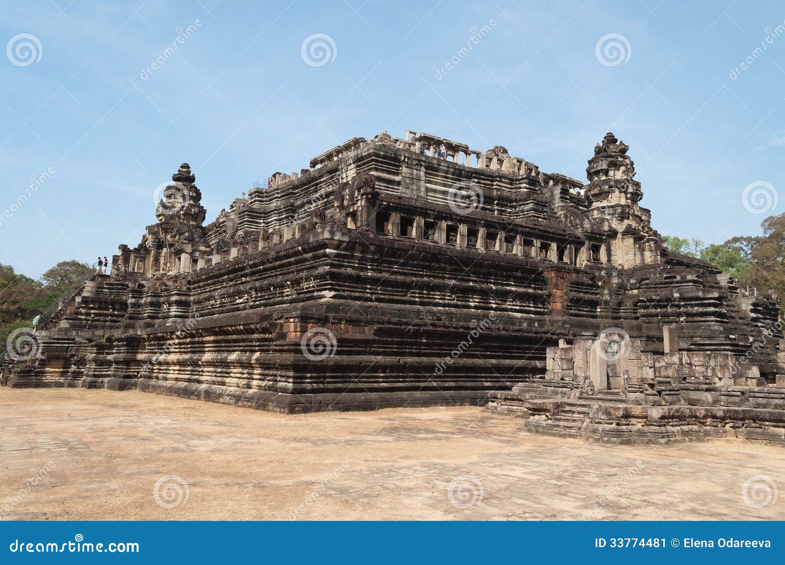 Baphuon Temple. Angkor Thom. Cambodia Stock Image - Image of outdoors ...