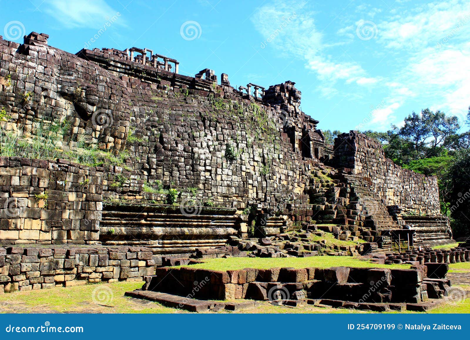 The Baphuon Temple in Angkor Thom. Siem Reap, Cambodia Stock Image ...