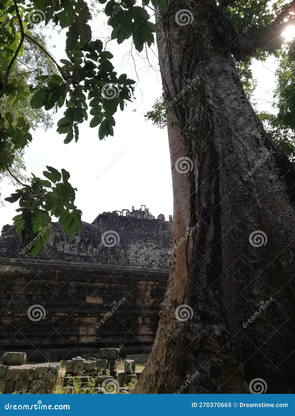 The Baphuon Temple or Temple Mountain at Angkor, Cambodia Stock Image ...